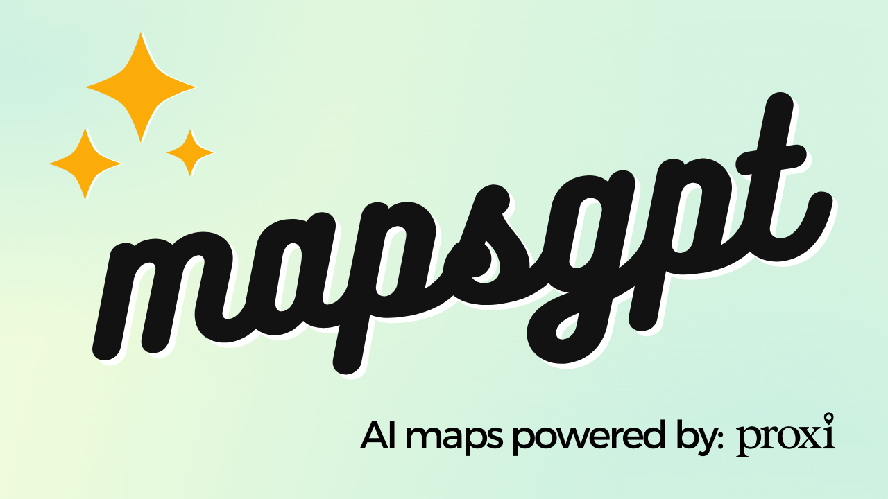 MapsGPT：AI 地图生成器，用自然语言创建自定义地图标记